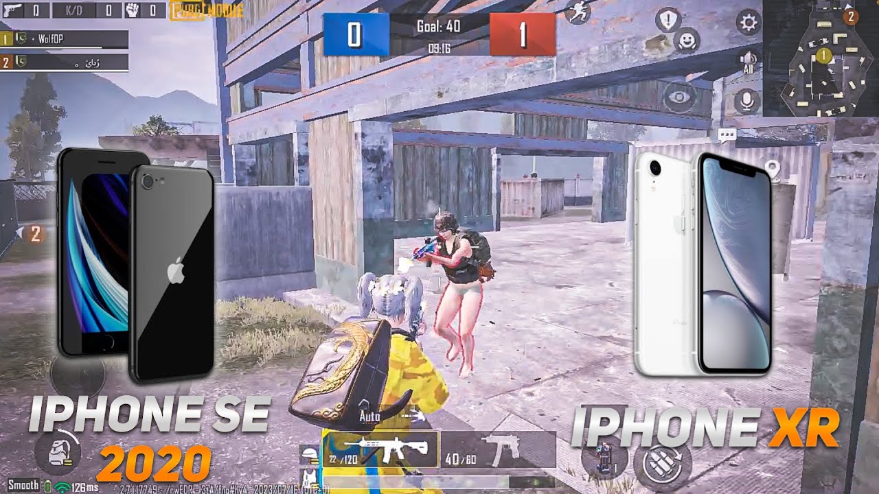 IPHONE SE 2020 VS IPHONE XR PUBG TDM TEST GAMEPLAY | IPHONE SE PUBG ...