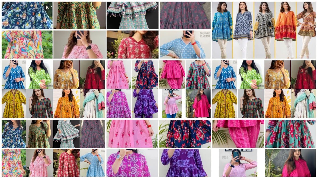 Short frock design 2024/new stylish and pretty /beautiful collection ...