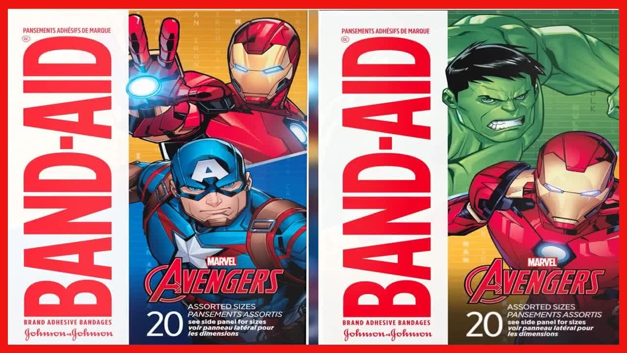 Great product - Band-Aid Brand Adhesive Bandages for Minor Cuts, Marvel ...