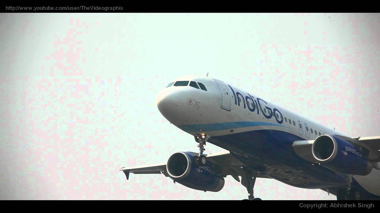 IndiGo Airlines Airbus 320 in HD - YouTube