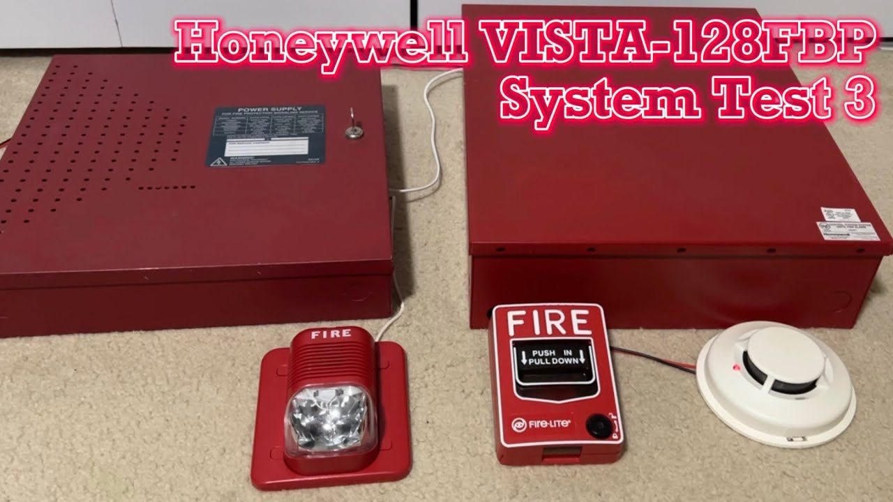 Honeywell VISTA-128FBP System Test 3: SpectrAlert - YouTube