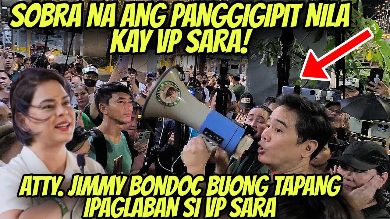 ATTY. JIMMY BONDOC TODO NA ANG SUPPORTA AT IPAGLABAN SI VP SARA‼️ - YouTube
