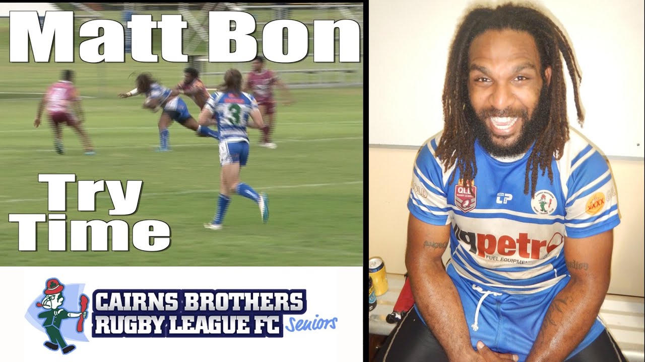 2015 Matt Bon Try ~ Cairns Brothers v Yarrabah Seahawks 5/7/15 - YouTube
