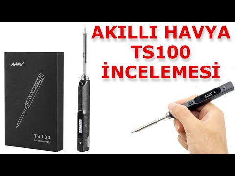 TS100 65W Dijital OLED Ekranlı Programlanabilir Akıllı Havya