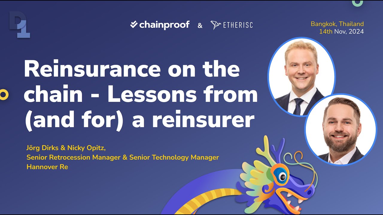 Reinsurance on the chain - Lessons from (and for) a reinsurer - YouTube