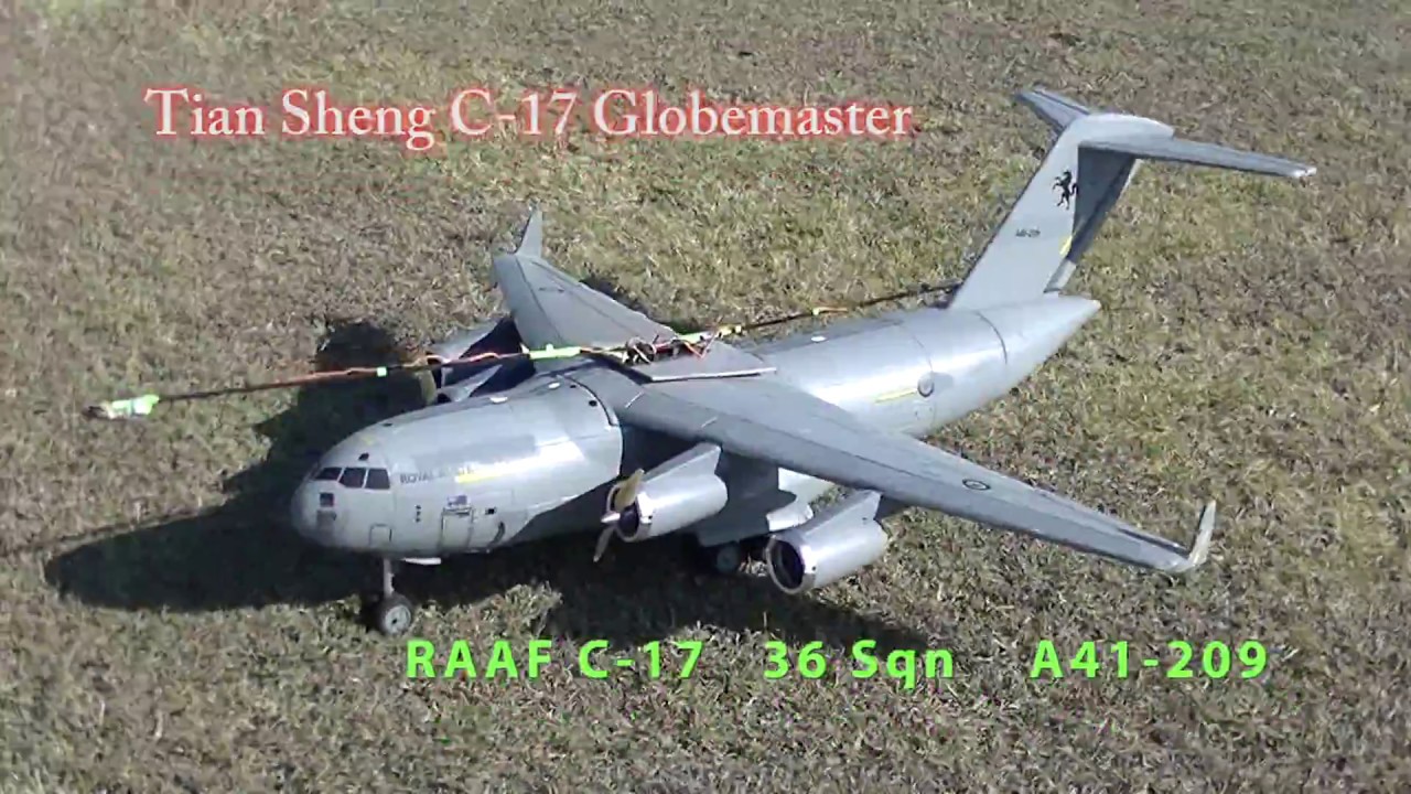 Tiansheng RC C17 Globemaster MAKING OF VIDEO - YouTube