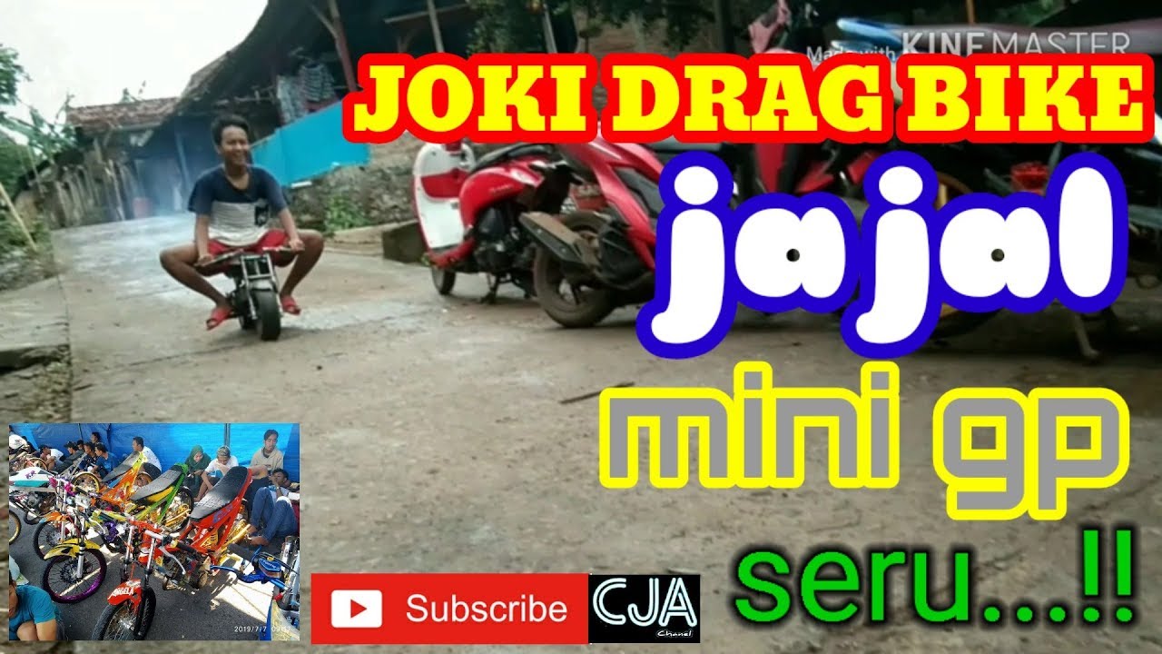 JOKI DRAG MENCOBA MINI GP SERU...!! - YouTube