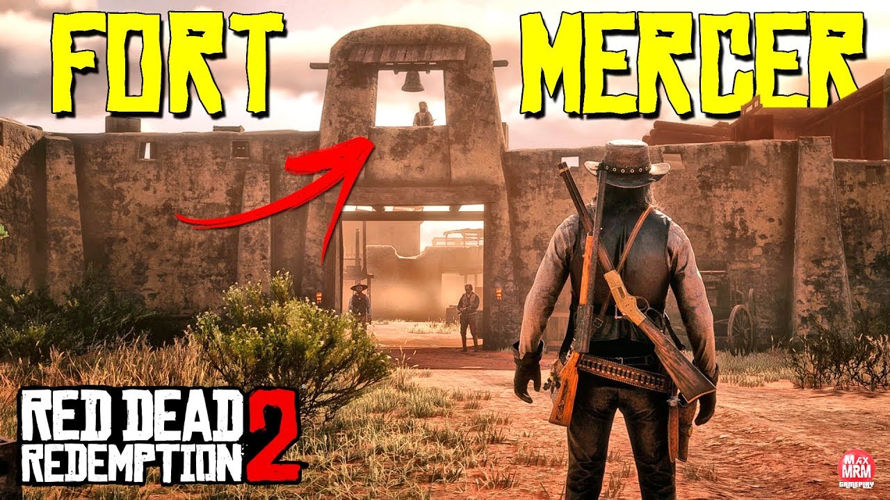 RED DEAD REDEMPTION 2 - INVADINDO O LENDÁRIO FORT MERCER || GATLING GUN ...