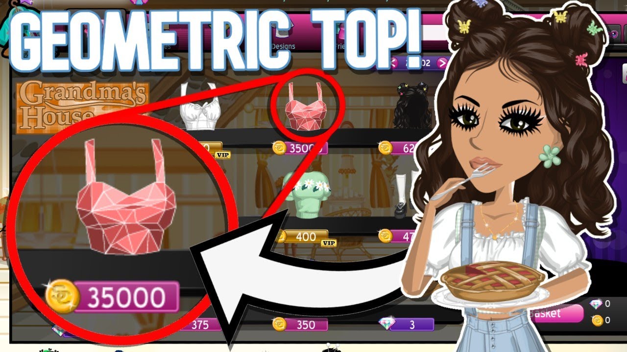 New Geometric Top and Broken MSP Items! (Grandma's House Theme Review ...