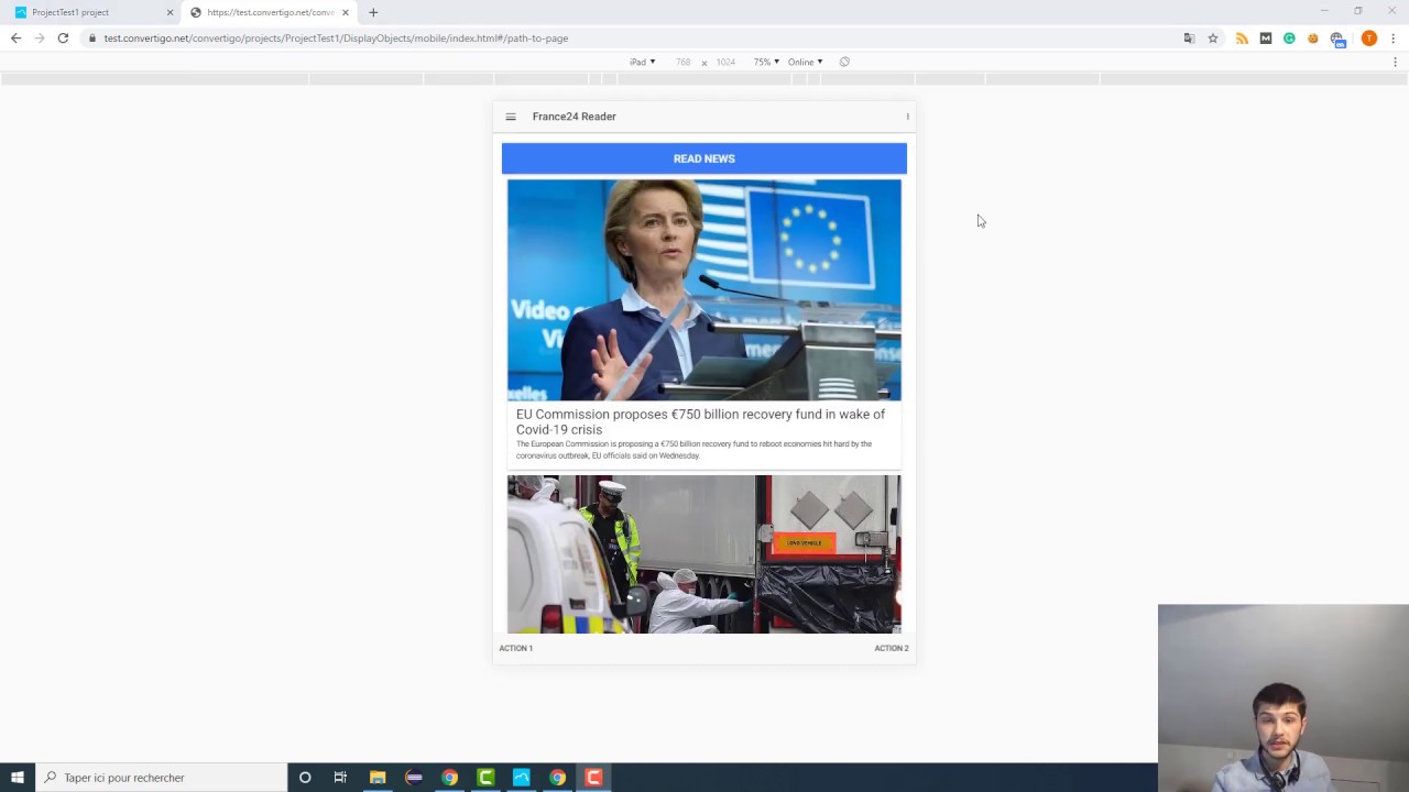 Convertigo Tutorials - How to create your first application with ...