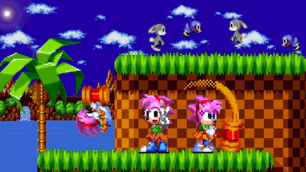 Superstars Amy Rose in Sonic 1 Full Playthrough - YouTube