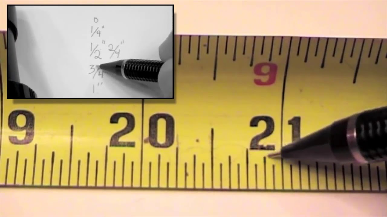 How to read a tape measure and why is the end hook loose? - YouTube