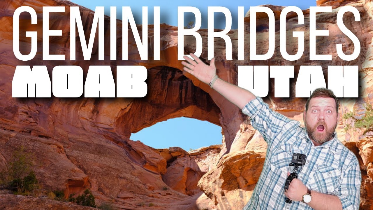 Gemini Bridges Off Road Walking Tour In Moab Utah | Including The ...