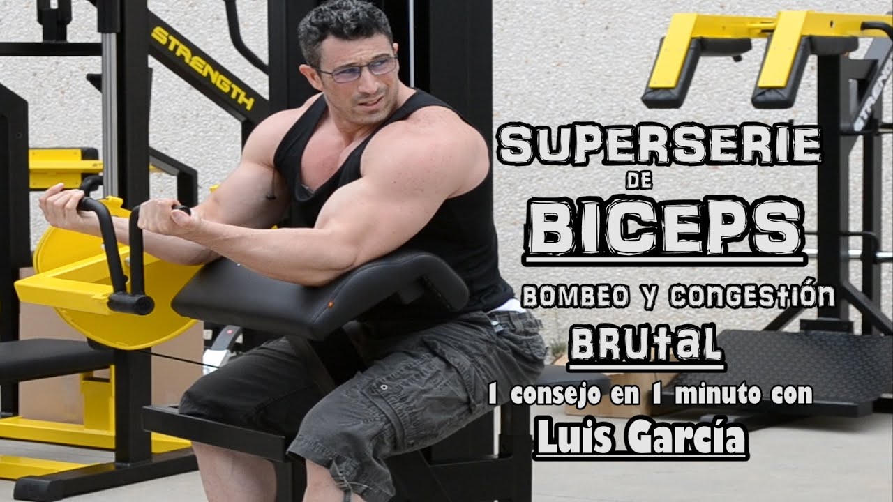 Superserie de BICEPS en banco Scott - YouTube