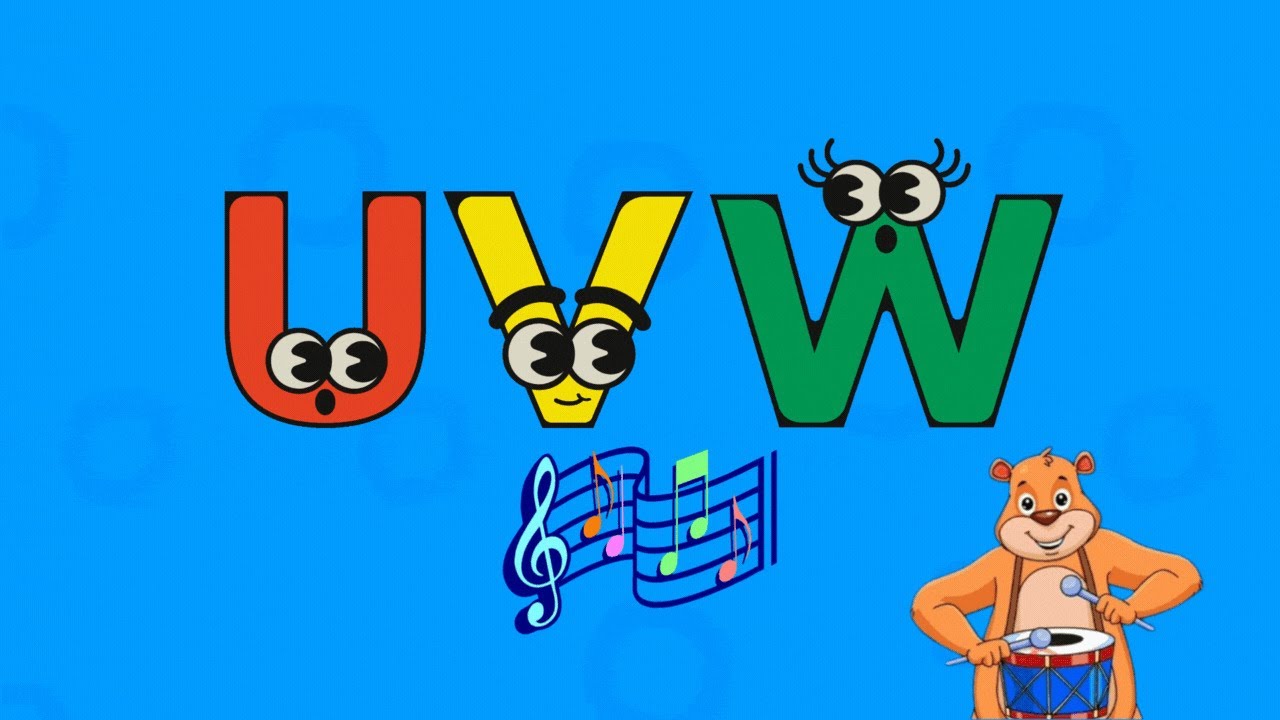 Learn Letters U, V, W | Song Alphabet for Toddlers - YouTube