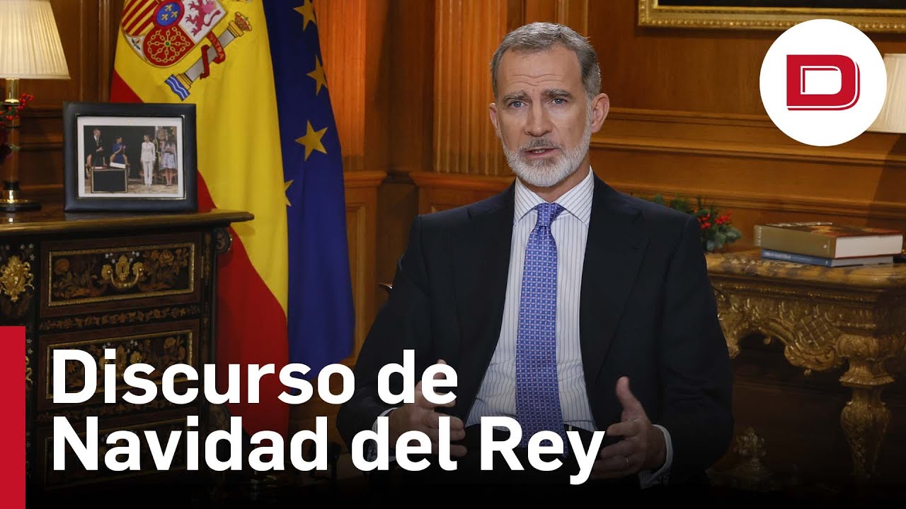 Vuelve a ver el discurso de Navidad del Rey Felipe VI 2023, en vídeo ...