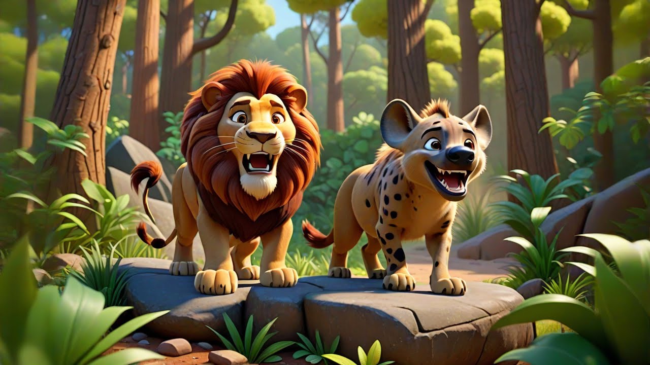 The Lion’s Loud Laughing Contest 🦁😂 | Fun Kids Story | Silly Contest ...