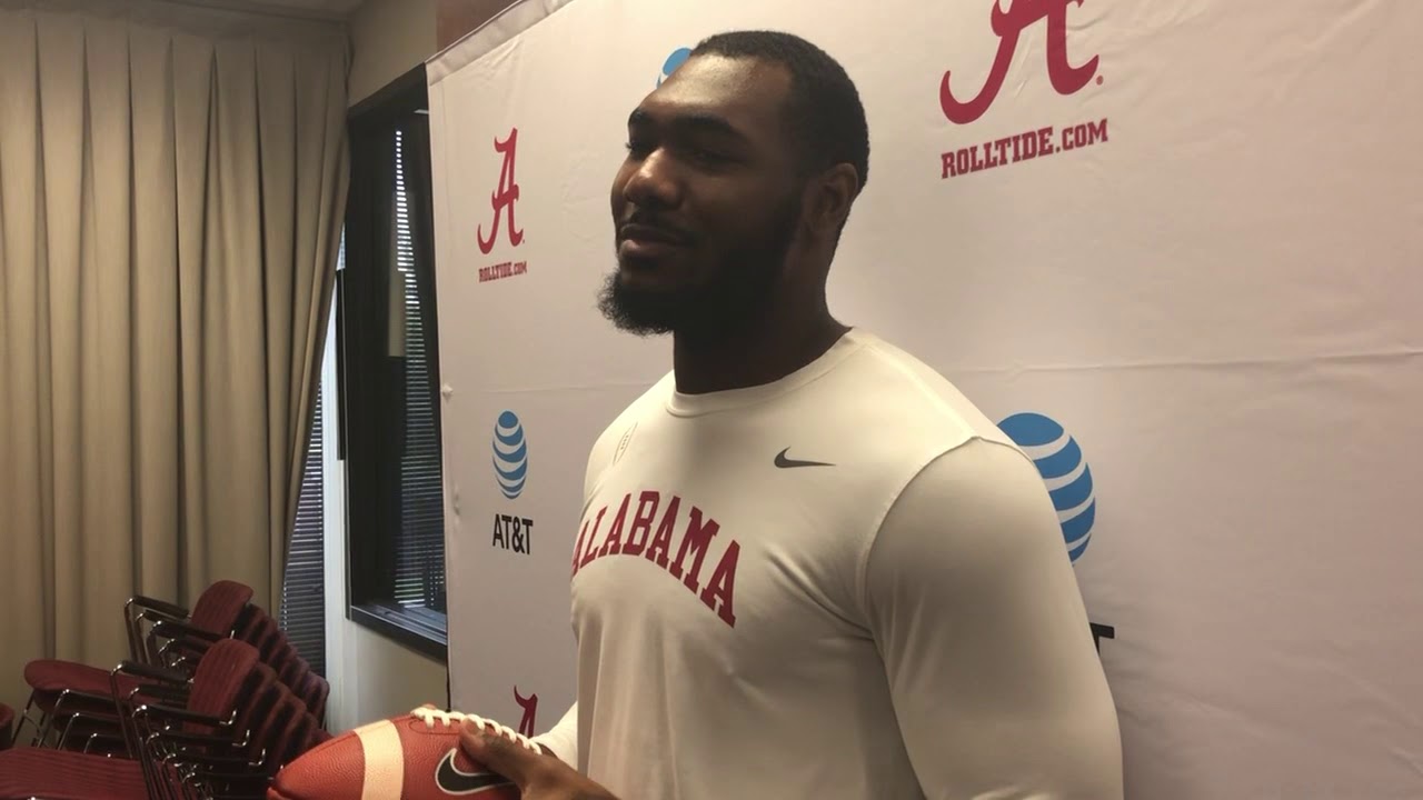 Terrell Lewis talks about leading the SEC in sacks - YouTube