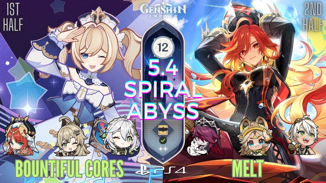 C6 Barbara + C2 Kirara Bloom & [F2P] Mavuika Melt | 5.4 Spiral Abyss ...