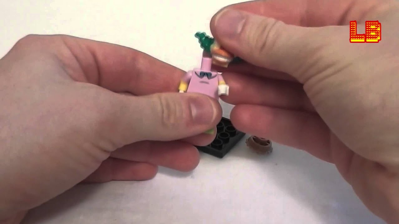 LEGO MINI-FIGURE - KRUSTY THE CLOWN - YouTube