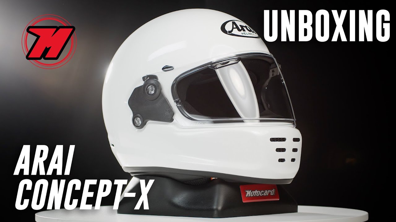 Unboxing ARAI CONCEPT-X, casque ARAI VINTAGE 🔥 - YouTube