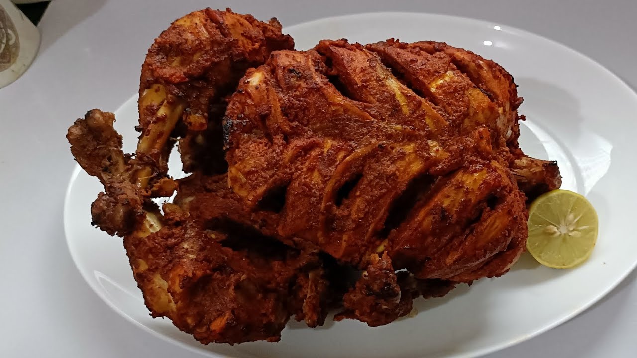Chicken Tandoori Recipe At Home Without Oven And Tandoor | Chicken ...
