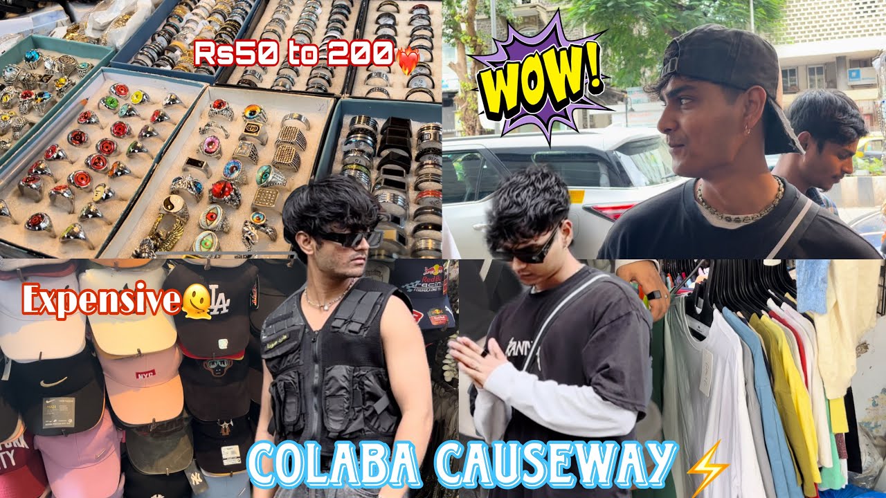 COLABA CAUSEWAY SHOPPING || Best Street Shopping in Mumbai ||Street ...