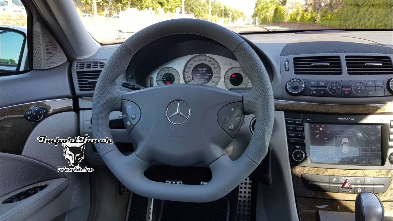 Benz E Class w211 custom steering wheel Old Timer - Volante Mercedes ...
