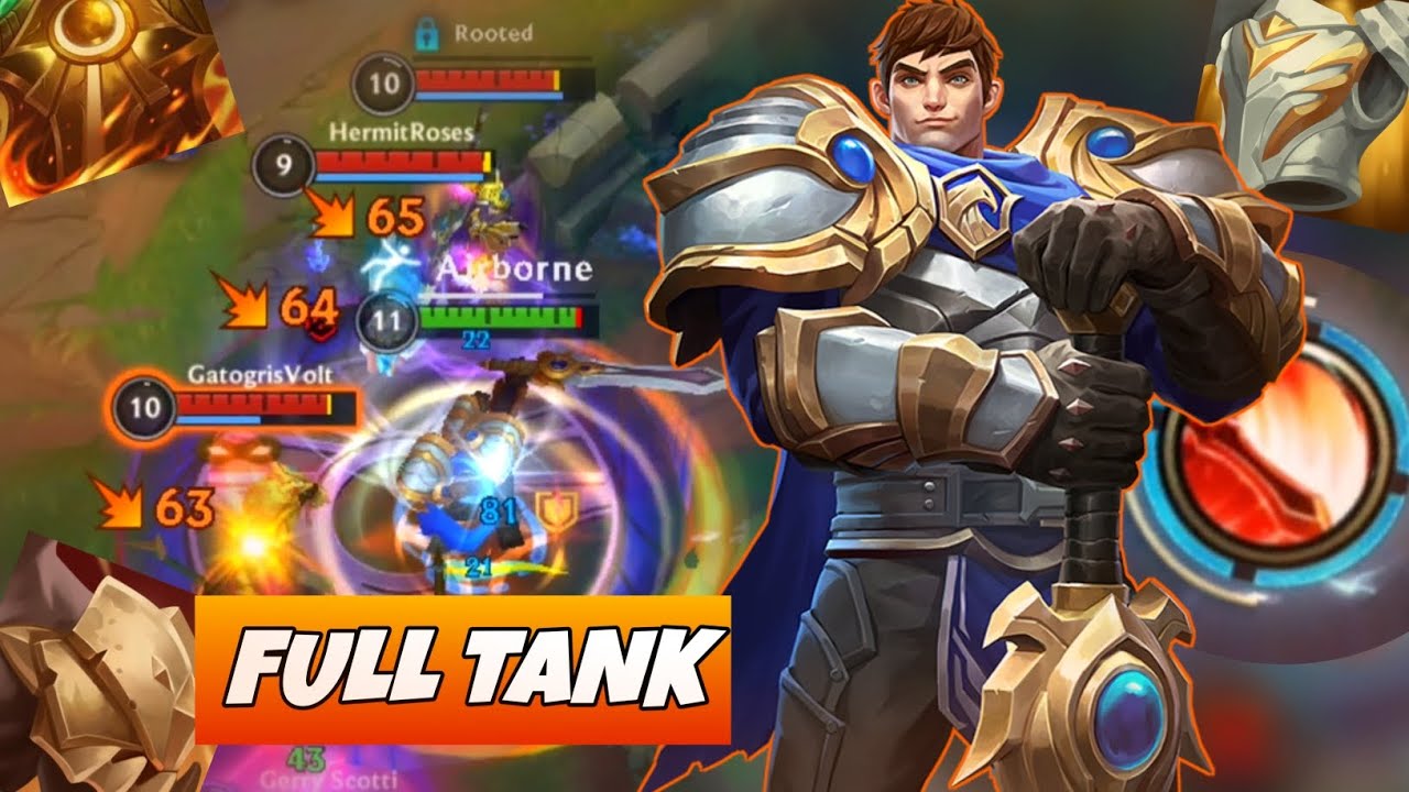 FULL TANK GAREN IS TOO OP FOR SEASON 9 - Wild Rift - YouTube