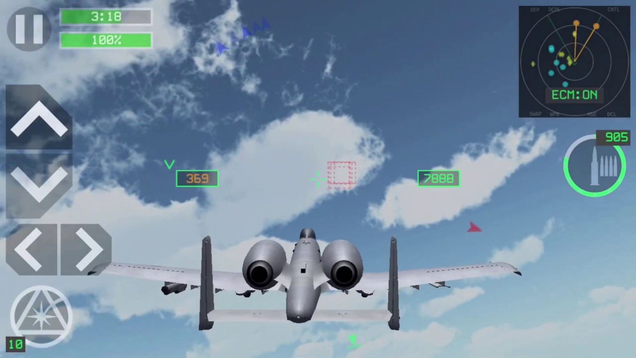 Strike Fighters- USAF A-10C Thunderbolt II Fighter Sweep - YouTube