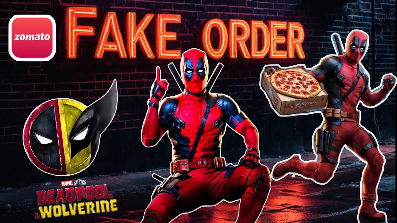 Zomato fake order | Deadpool and Wolverine |dominos pizza 🍕😋#99 - YouTube