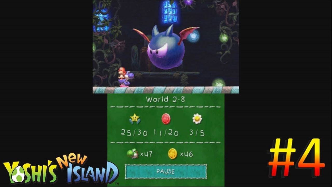 Yoshi's New Island - Count Fang Boss Fight - YouTube