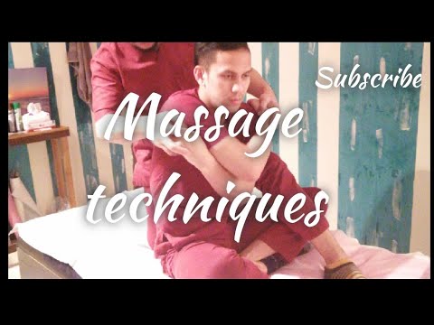 Massage tutorial techniques - YouTube