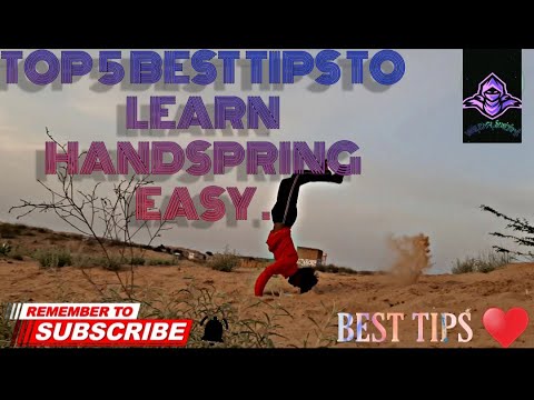 HOW TO LEARN HANDSPRING IN 5 PART || HANDSPRING SIKHE 5 TIPS ||BEST AND ...