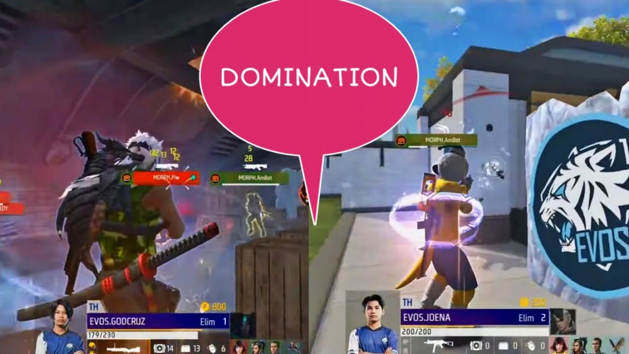 Free Fire Sea Invitational Highlights | Evos Joena 1vs4 Clutch | The ...