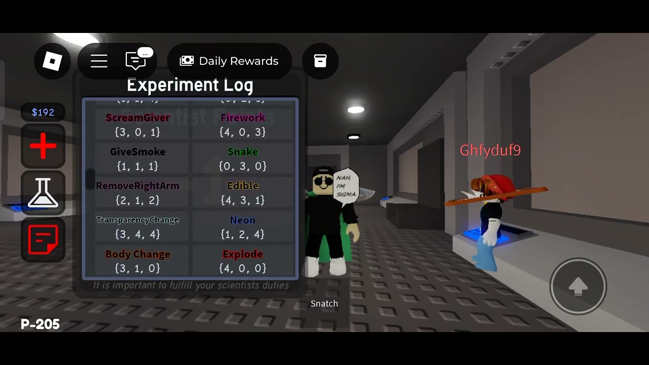 All Recipes in Daycare Roblox (P-205) - YouTube