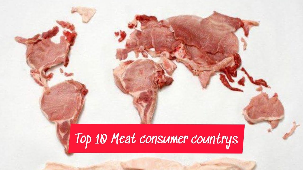 Top 10 meat consumer country - YouTube