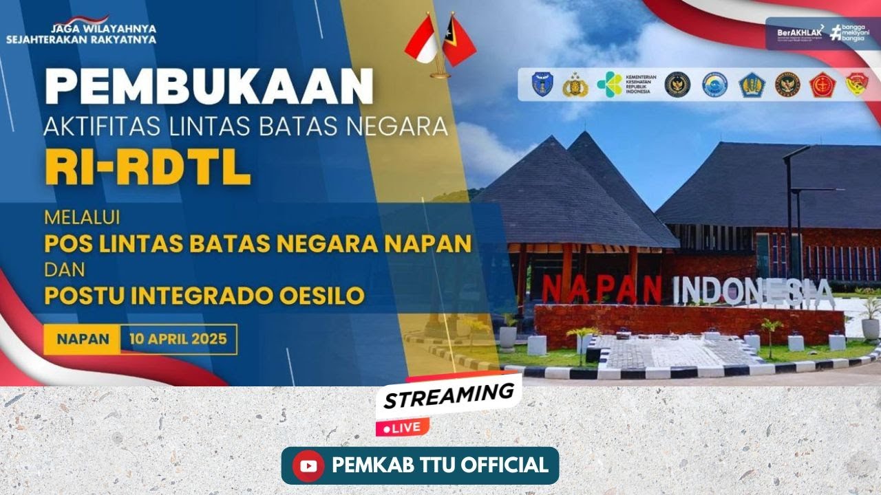 Live | Misa Syukur dan Acara Pembukaan Aktivitas Lintas Negara RI ...