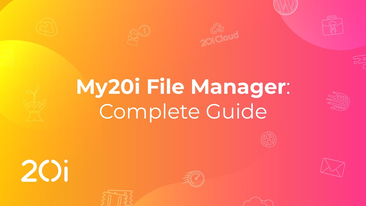 20i: A complete guide to the File Manager - YouTube