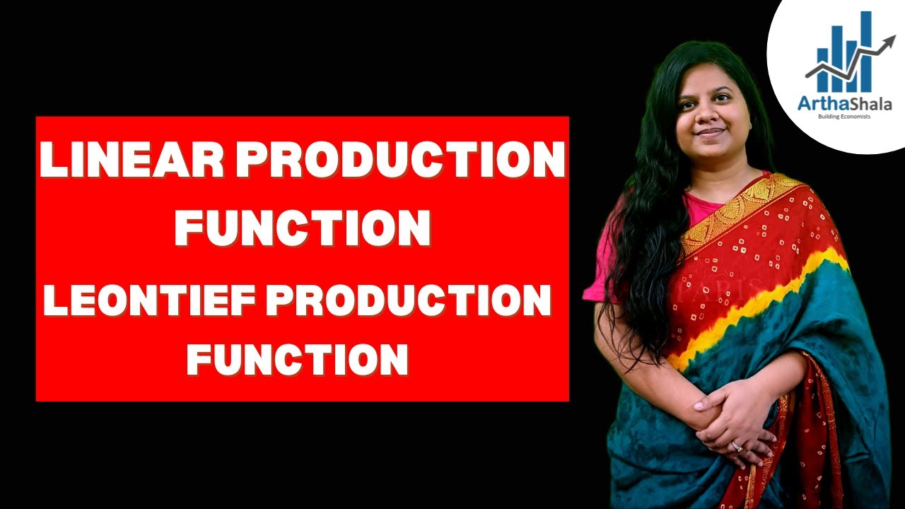 Linear and Leontief Production Function | BECC101/105 | IES | UGC NET ...