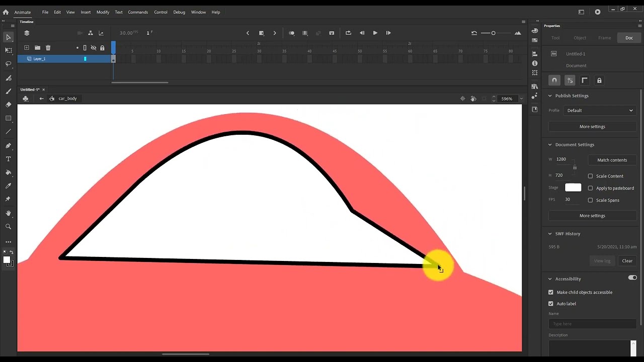 Lesson 3 Adobe Animate/Creating Cartoon Animation/by Ho to learn/ - YouTube