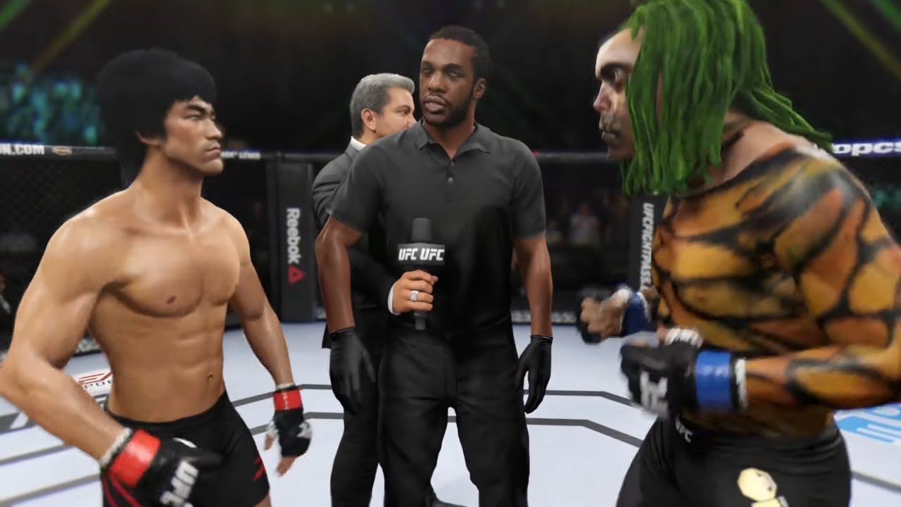 Bruce Lee vs. Forest Demon - EA Sports UFC 2 - Crazy UFC 👊🤪 - YouTube