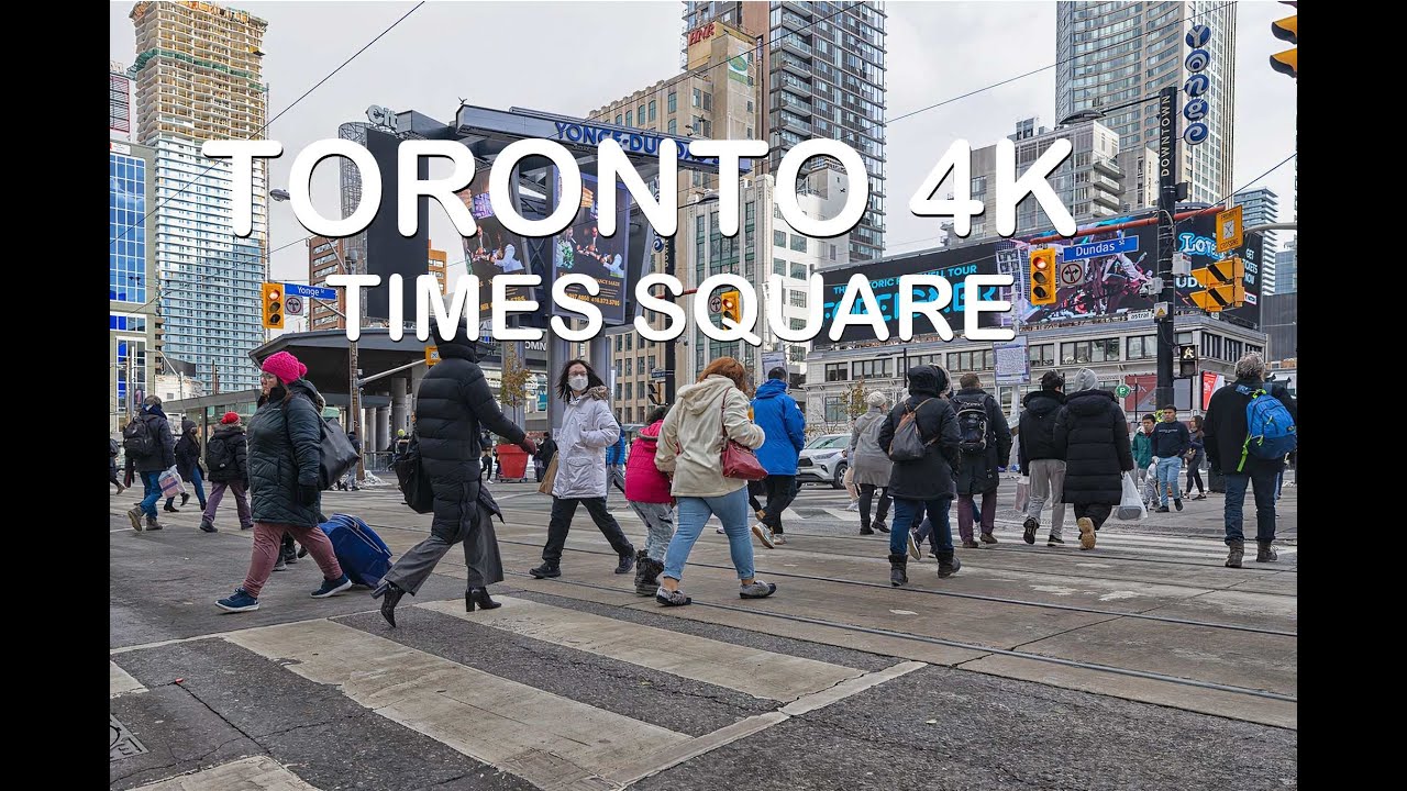 Times Square of Toronto - Dundas Square in Winter - YouTube
