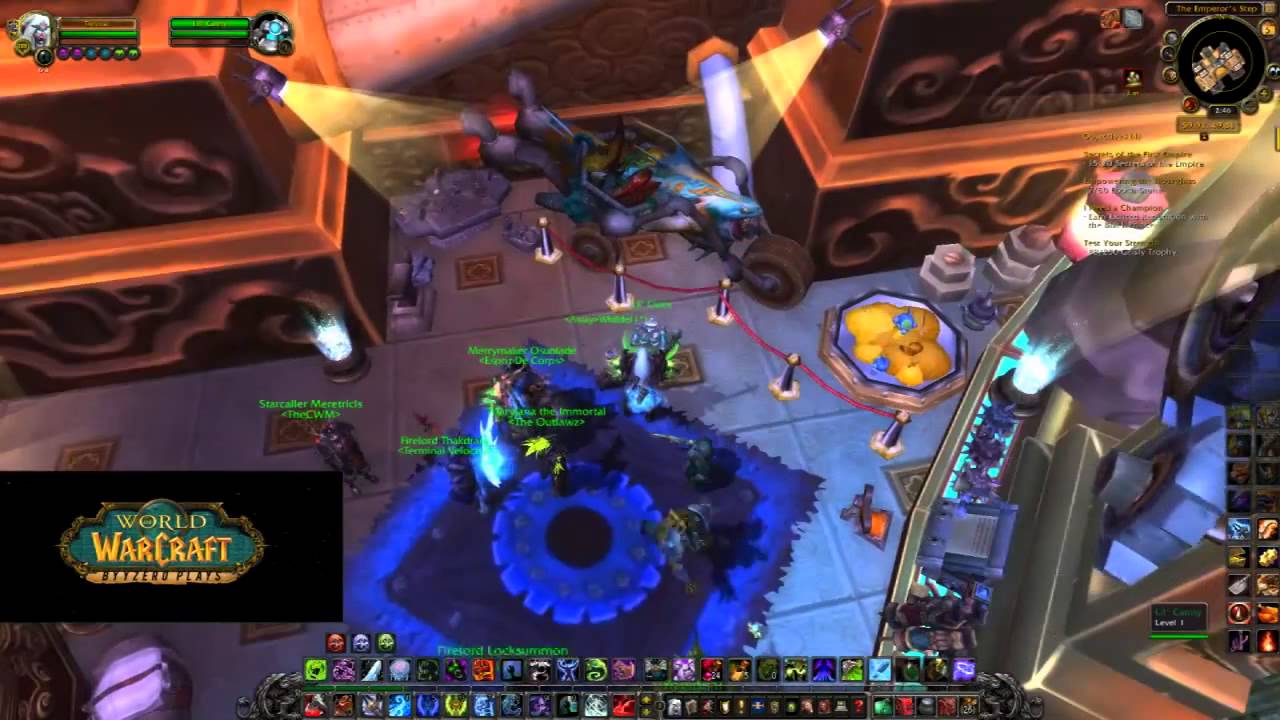 WoW: Crafting Sulfuras Hand of Ragnaros (Legendary Mace) - YouTube