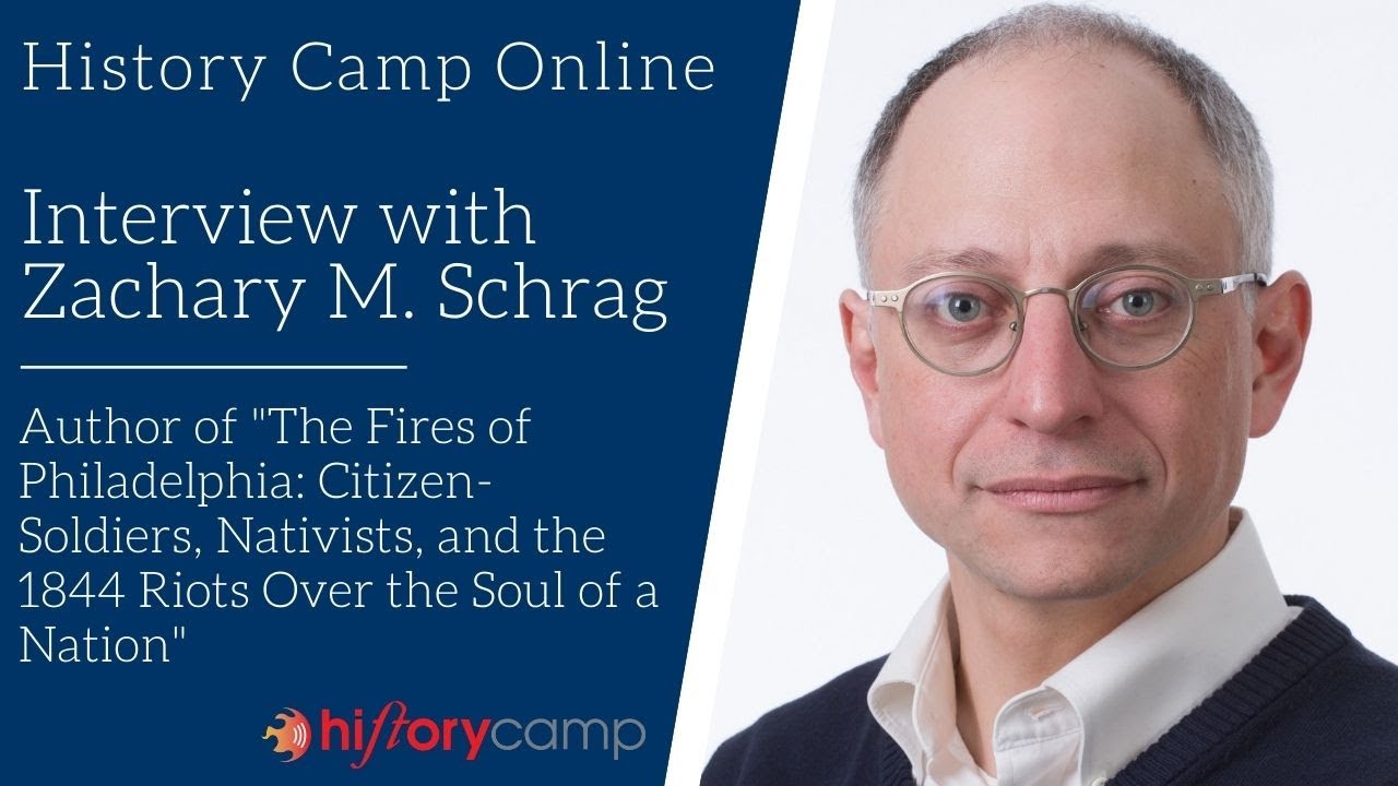 Zachary M Schrag, author of The Fires of Philadelphia - YouTube