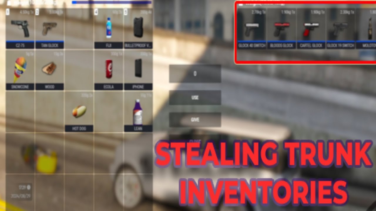 Stealing Trunk Inventories In GTA 5 RP #FiveM - YouTube