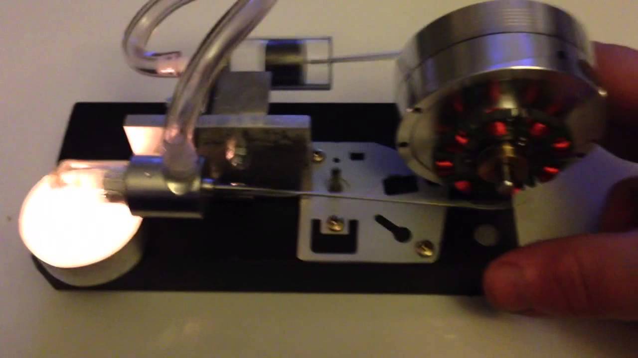 Home made stirling engine - YouTube