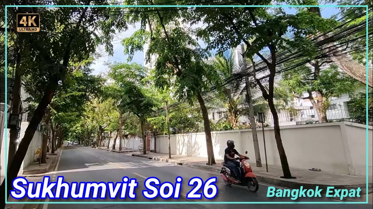 Bangkok Sukhumvit Soi 26 🇹🇭 Thailand 4k K Village And Big C Youtube