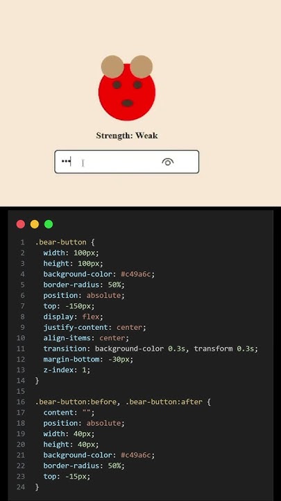 Password Strength Checker Using Html Css And Javascript Coding