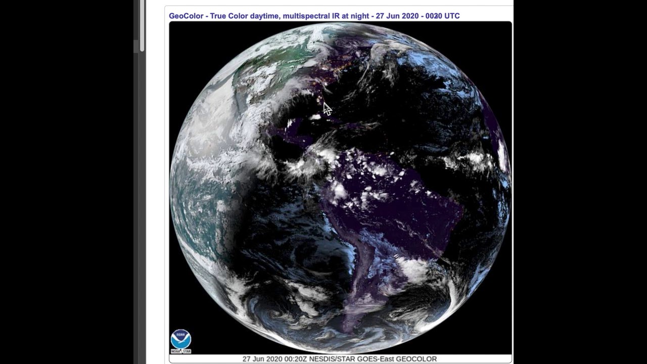 The Sahara Dust Cloud Today - YouTube
